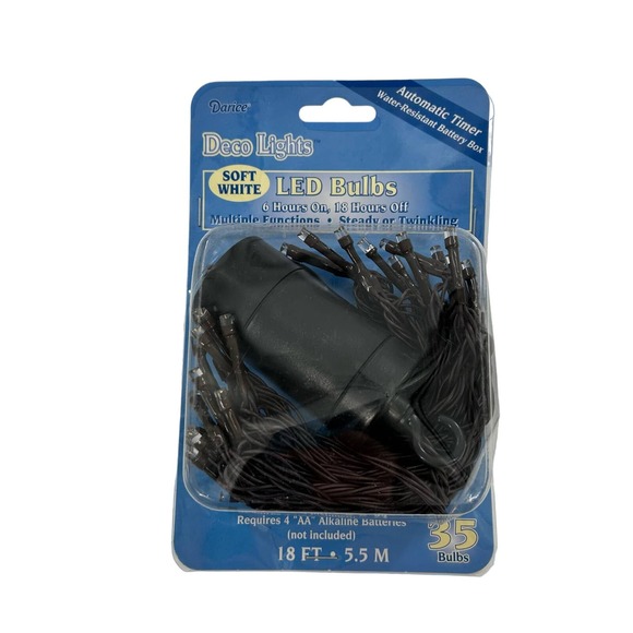 Darice | Holiday | Darice Deco Lights Soft White Led Bulbs Automatic ...